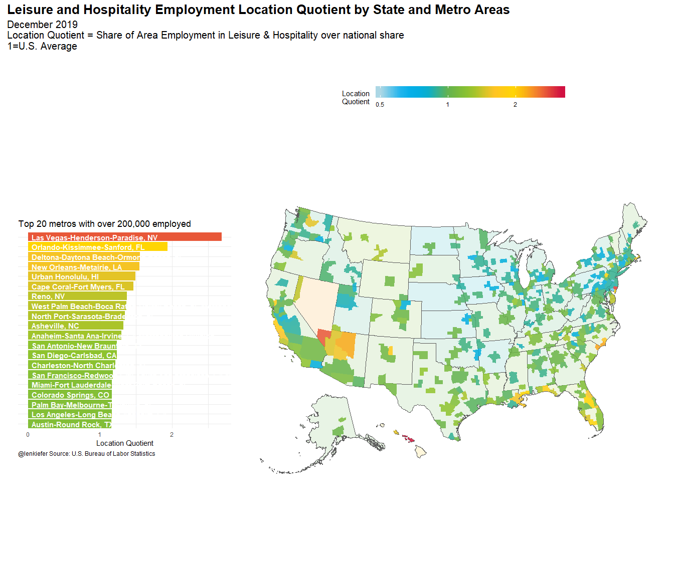 Location Quotient Map Len Kiefer